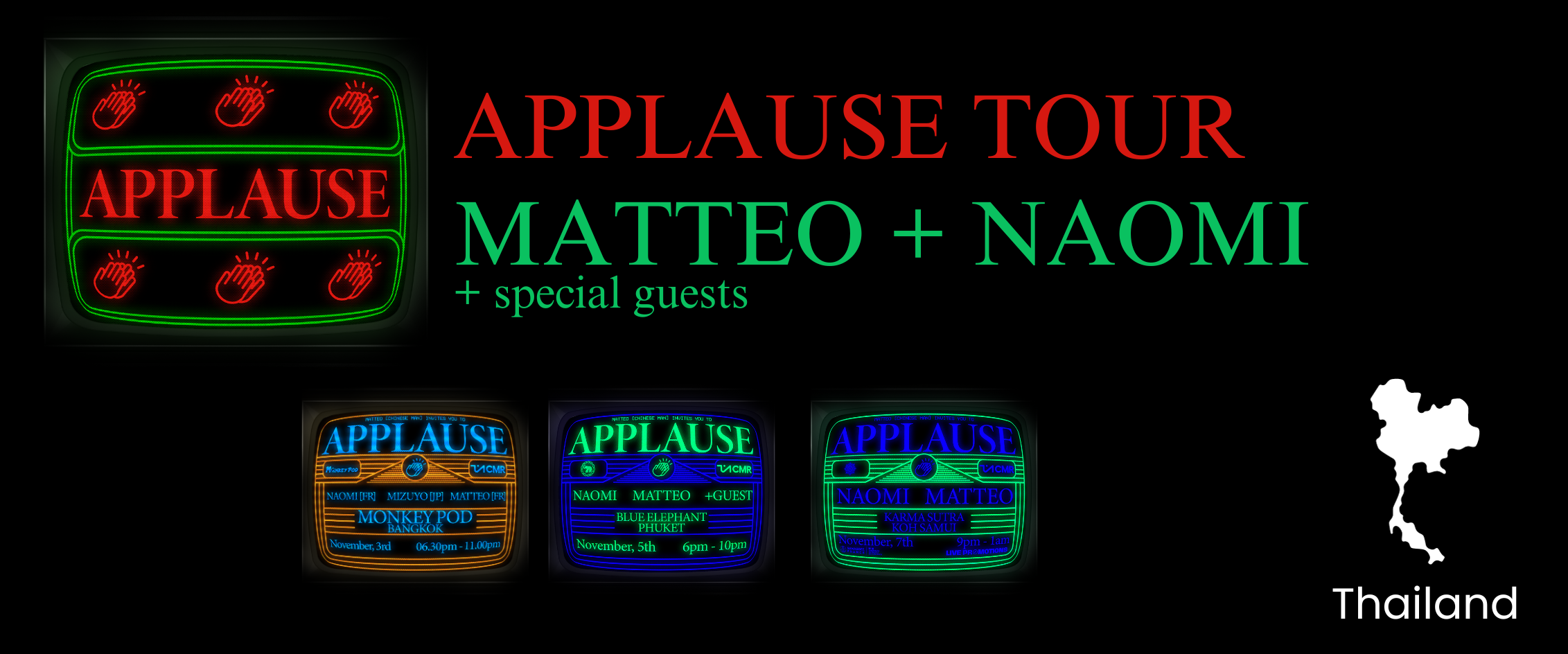 Matteo (Chinese Man) & Naomi | Applause Tour Thailand - Win Tickets ...